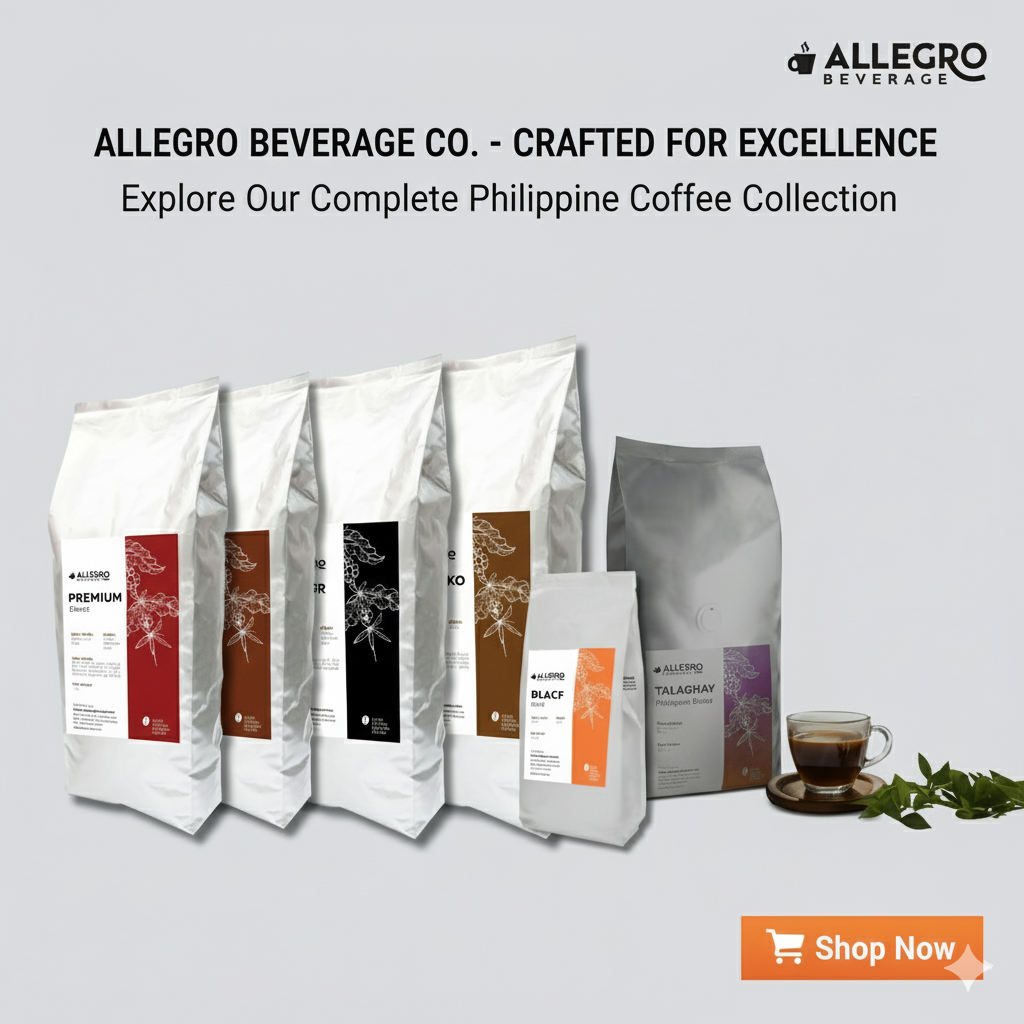ALLEGRO Premium Coffee Beans 1Kg -Freshly Roasted Whole Beans for ...