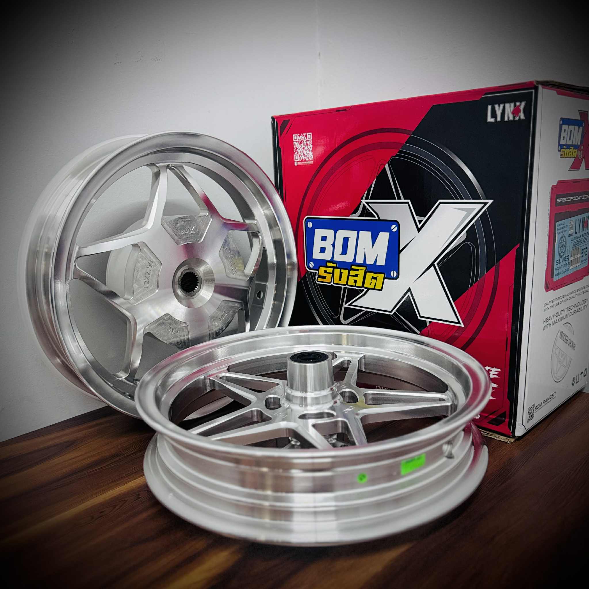 BOM RANGSIT BomX LYNX V1 CNC STAR MAGS FOR HONDA GIORNO - SOLD AS BRAND ...