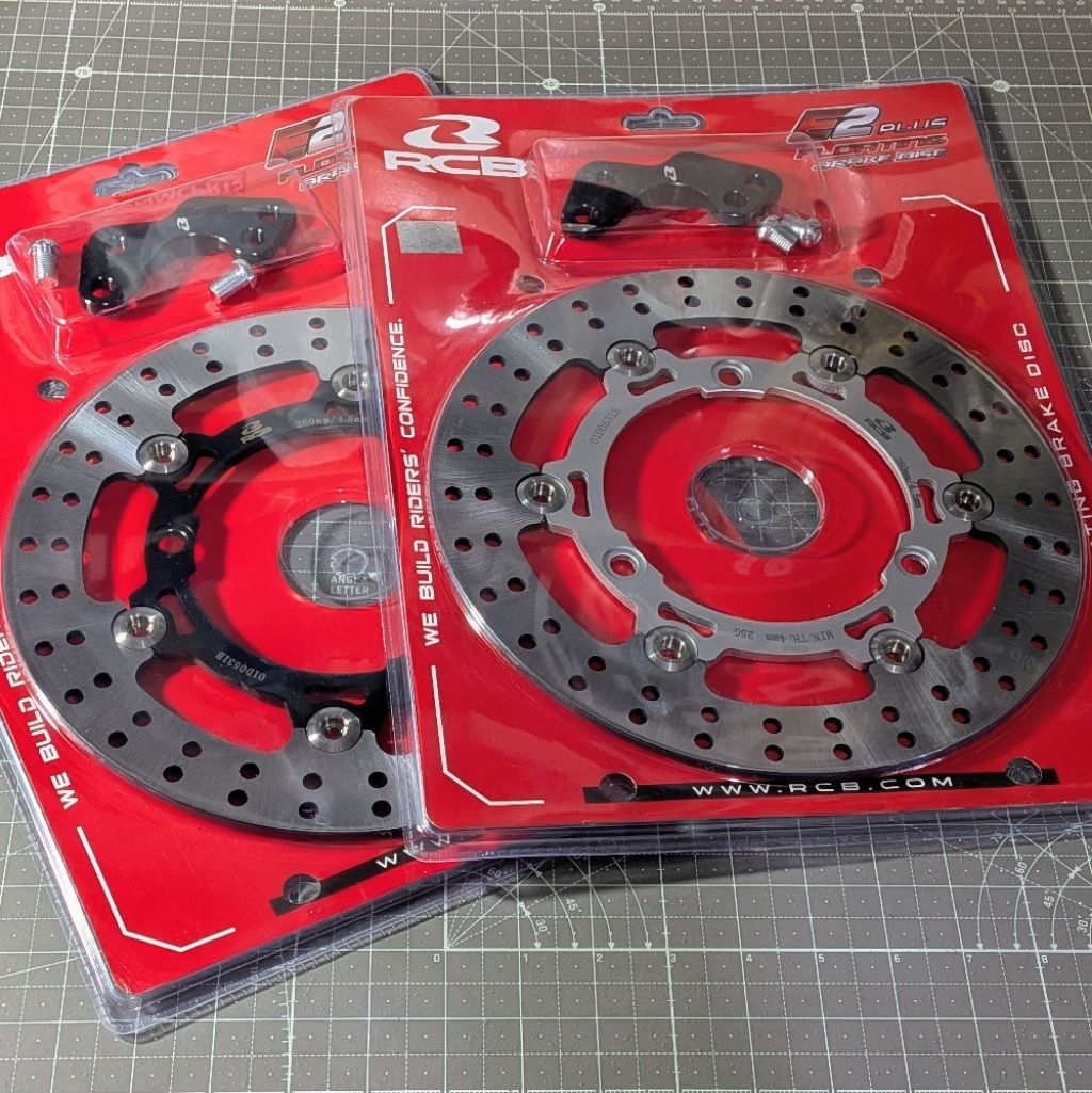 RCB E2+ Floating Disc Brake 260mm with Bracket FR (Aerox/Nmax V1 V2 V3 ...