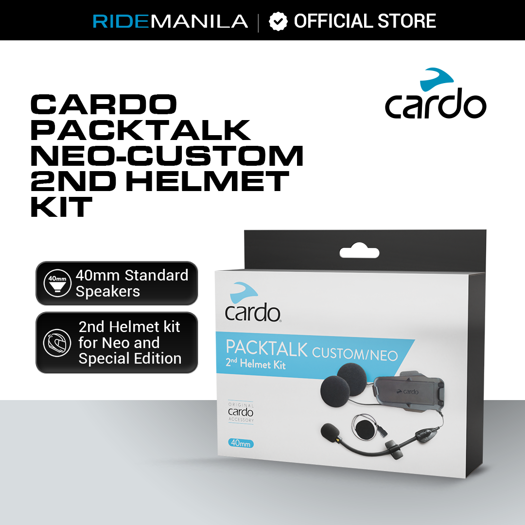 RideManila CARDO Packtalk Neo-Custom 2nd Helmet Kit | Shopee Philippines