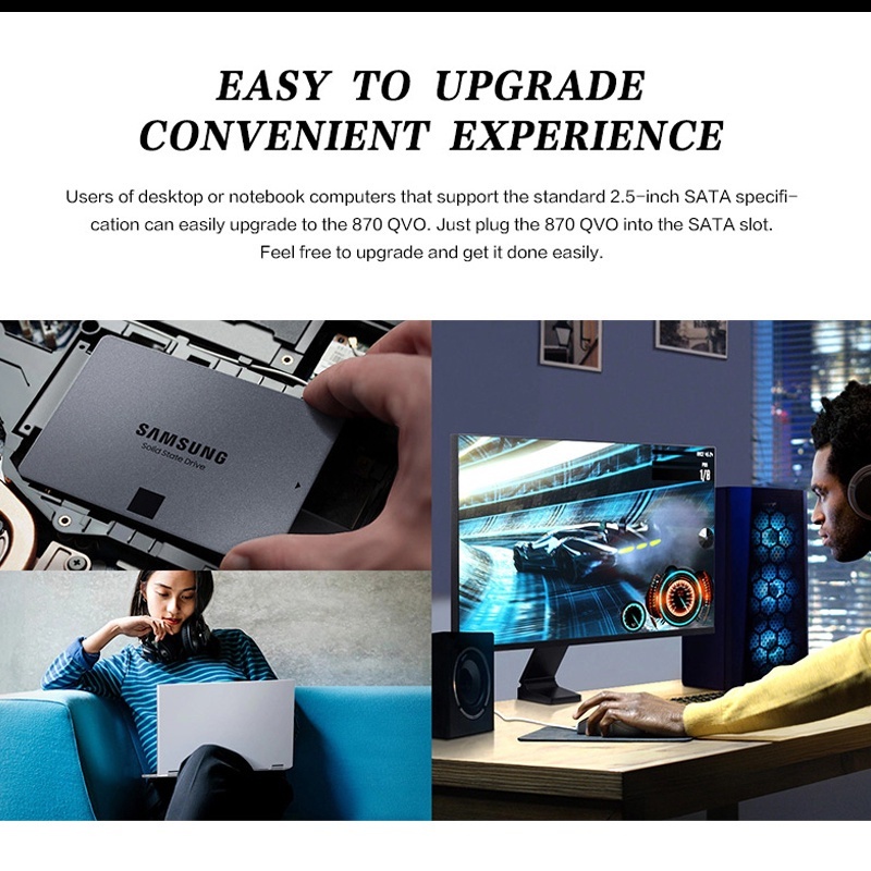 Samsung 870 EVO 500GB 1TB 2.5" Internal SSD Solid State Drive, Durable ...
