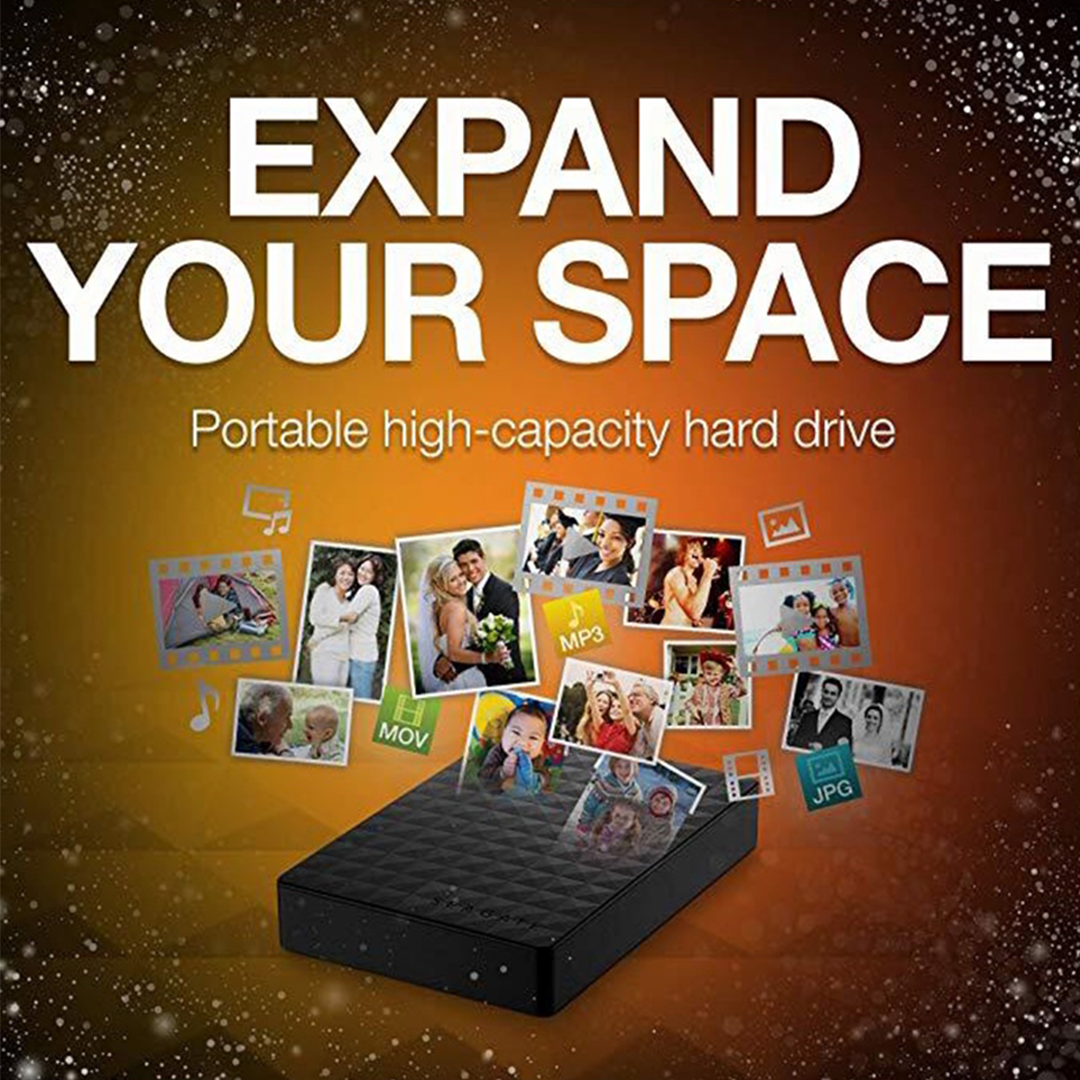 Seagate Expansion NEW 1TB 2TB External Hard Drive Portable USB 3.0 ...