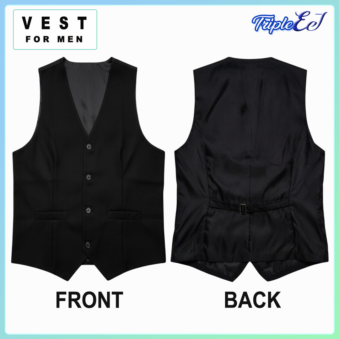KHAKI Vest for Men Slim Fit Small - 2XL Size With Adjustable Buckles ...