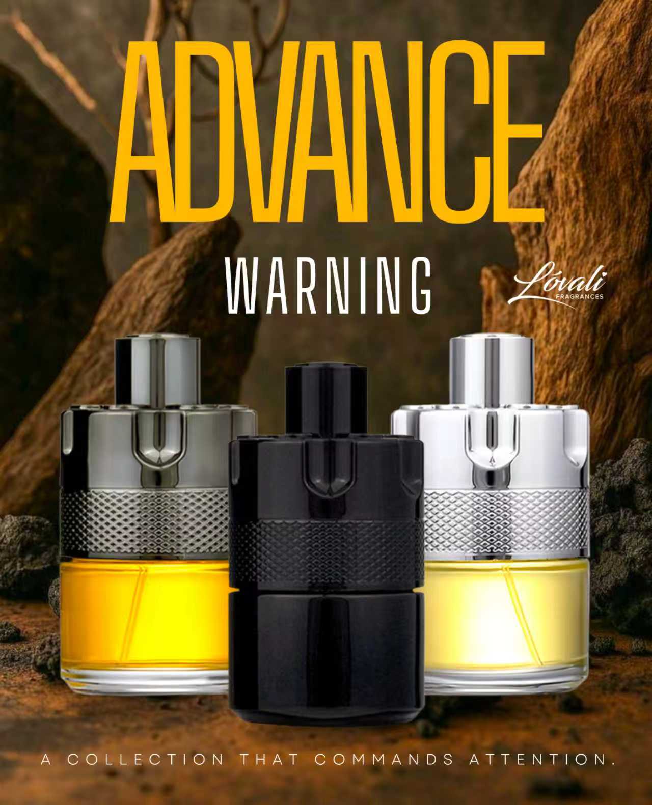 LOVALI | ADVANCE WARNING NEW COLLECTION 100ml PERFUME FOR MEN Scented ...