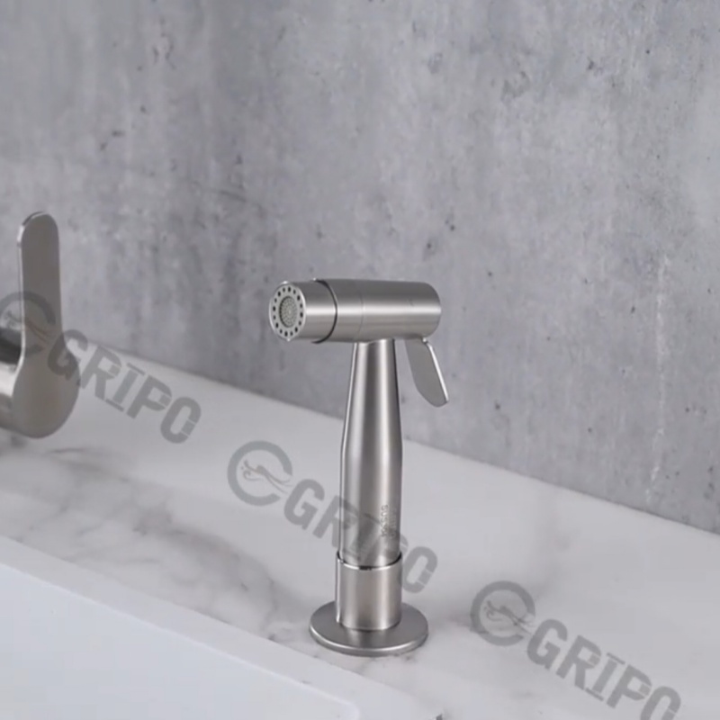 GRIPO Premium 304 Stainless 2 Spray Mode Pull-Down Spray Set Matte For ...