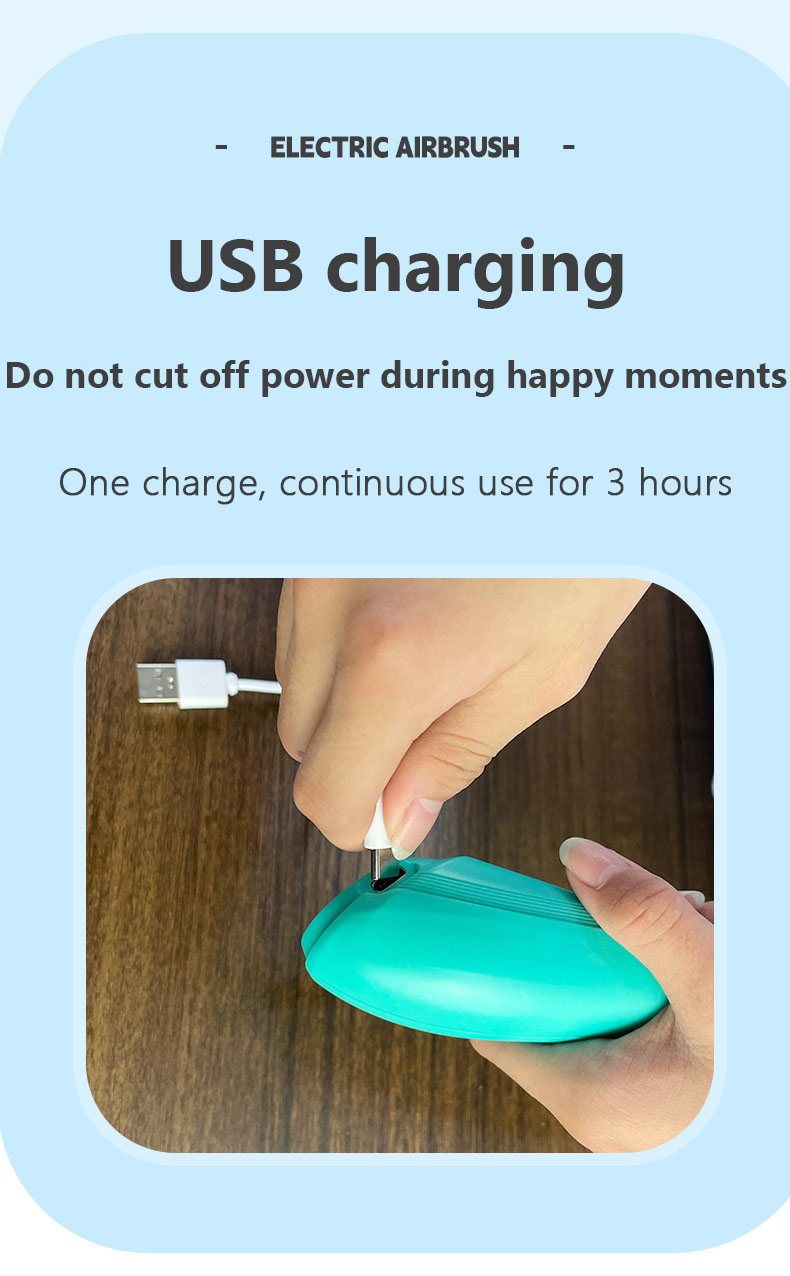 (Gift Template) DIY children's spray painting pen, washable,electric ...