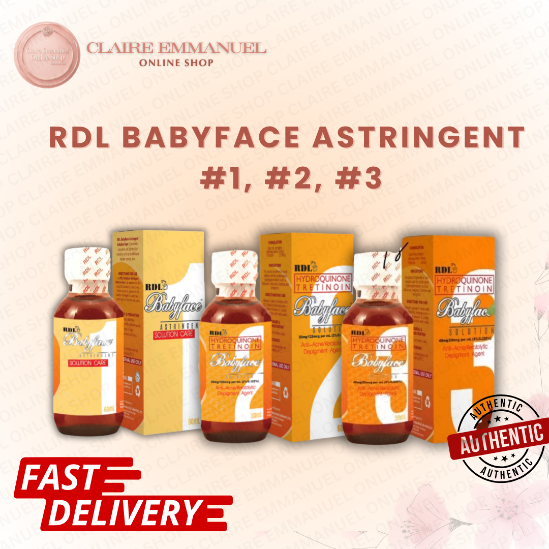RDL Babyface Solution #3 60ml & #3 30ml - external use only | Shopee ...