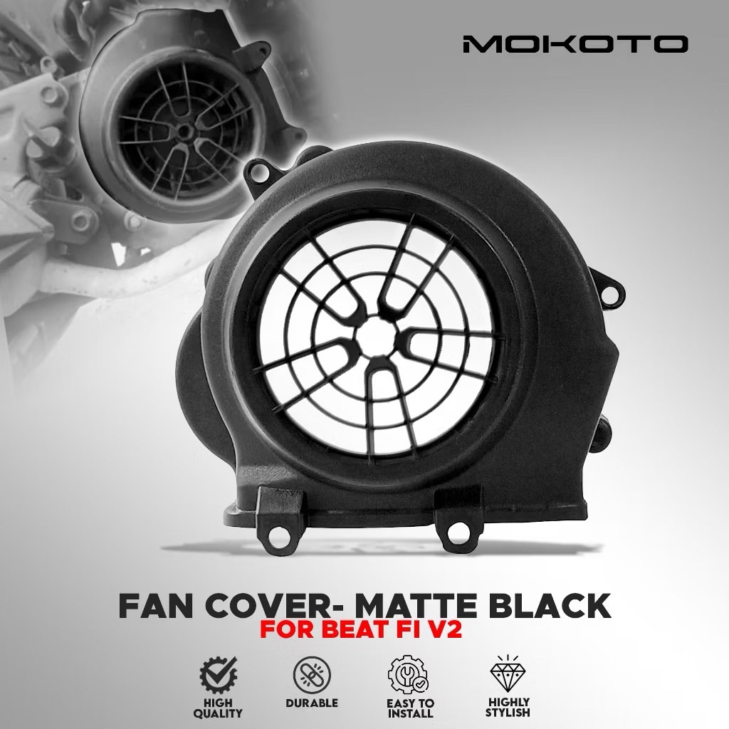 FAN COVER HONDA BEAT Fi (CARBON/MATTE BLACK) FOR BEAT FI | Shopee ...