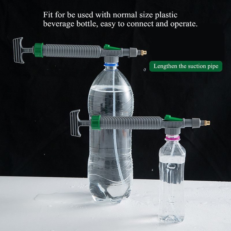 High Pressure Air Pump Manual Sprayer bottle Coke Adjustable Spray Head ...