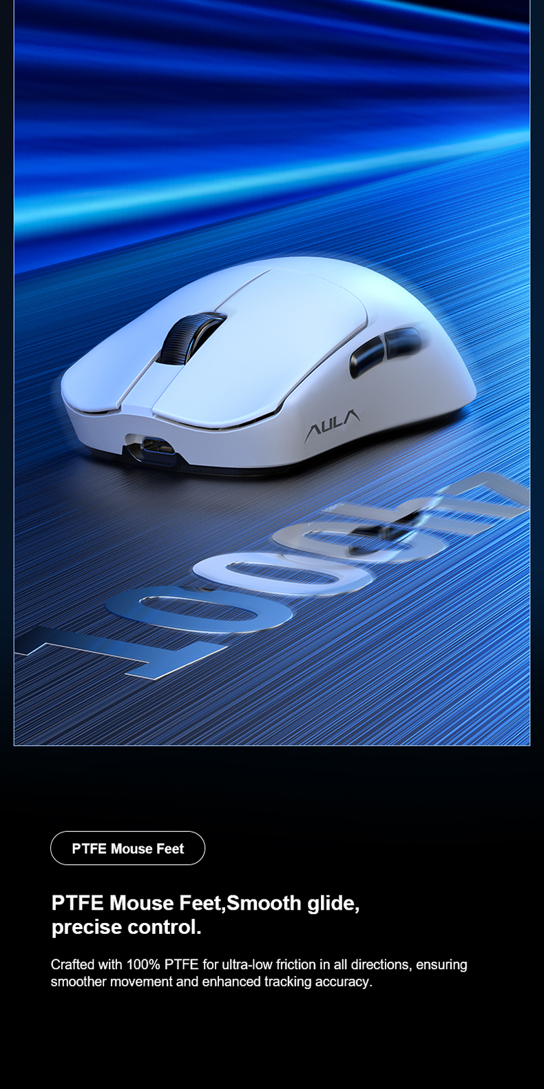 AULA SC380 Pro E-Sports Mouse Lightweight Wireless Mouse Tri-Mode ...