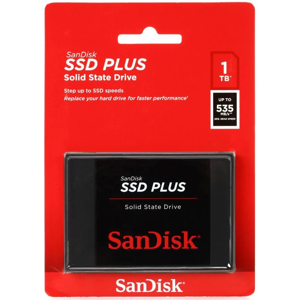 SanDisk SSD PLUS 480GB 1TB 2TB SATA 3 2.5″ Internal SSD Solid State ...