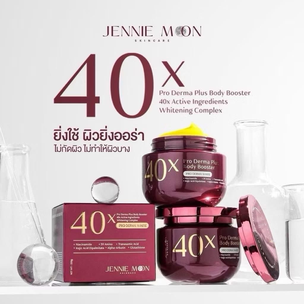 JENNIE MOON 40x Pro derma PLUS whitening Body Booster Cream 250ml from ...