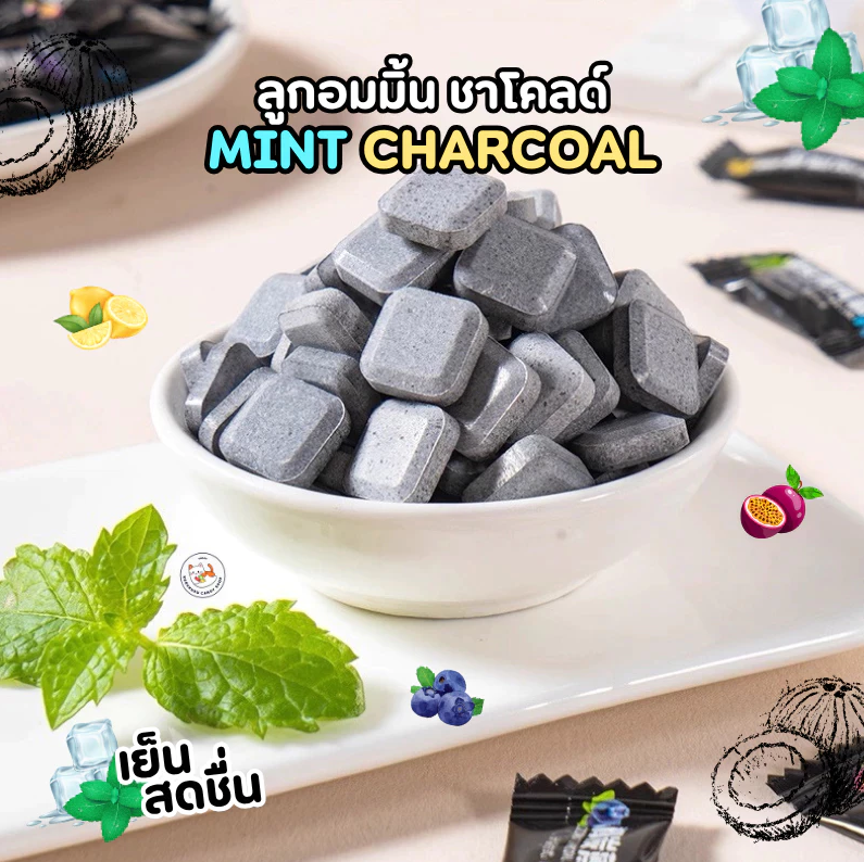 BUY 500 gram get 500 gr Mint Candy Charcoal fresh 50-100 Pieces Fruit ...