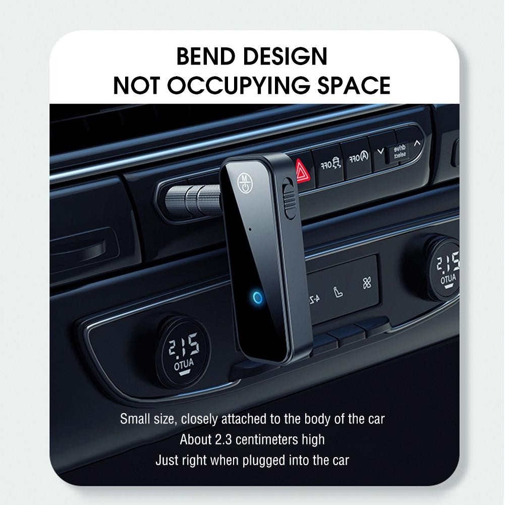 Bluetooth Car Adapter Fast Charging Wireless FM Transmitter AUX ...