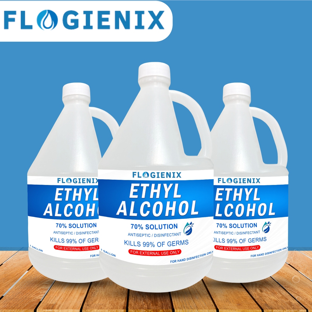 FLOGIENIX-ETHYL ALCOHOL 1 GALLON 3.2 LITERS | Shopee Philippines