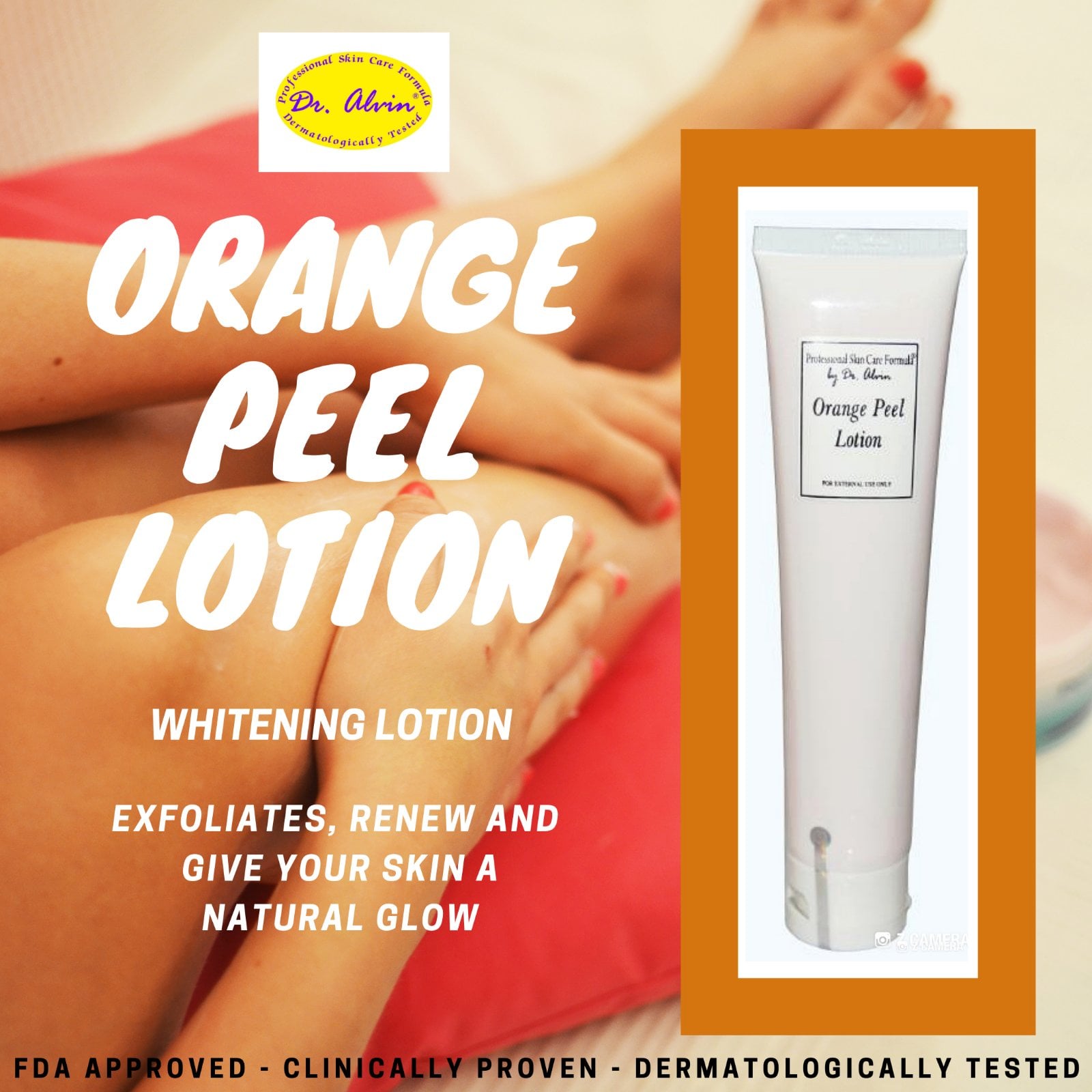 Dr. Alvin Orange Peel Duo Lotion and Soap Set – Whitening & Exfoliating ...