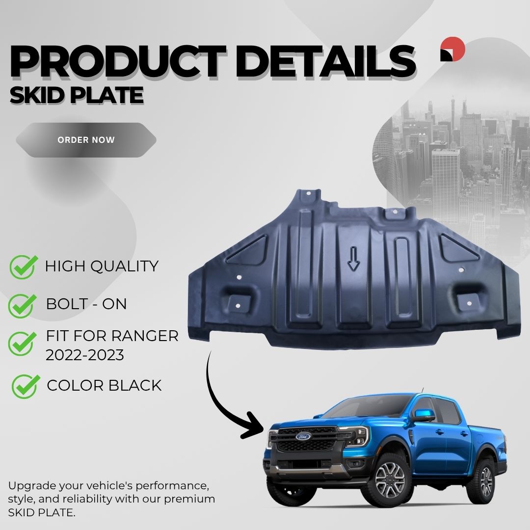 Ford Ranger/Raptor Skid Plate 2012-Onward Engine Protection Guard Plate ...