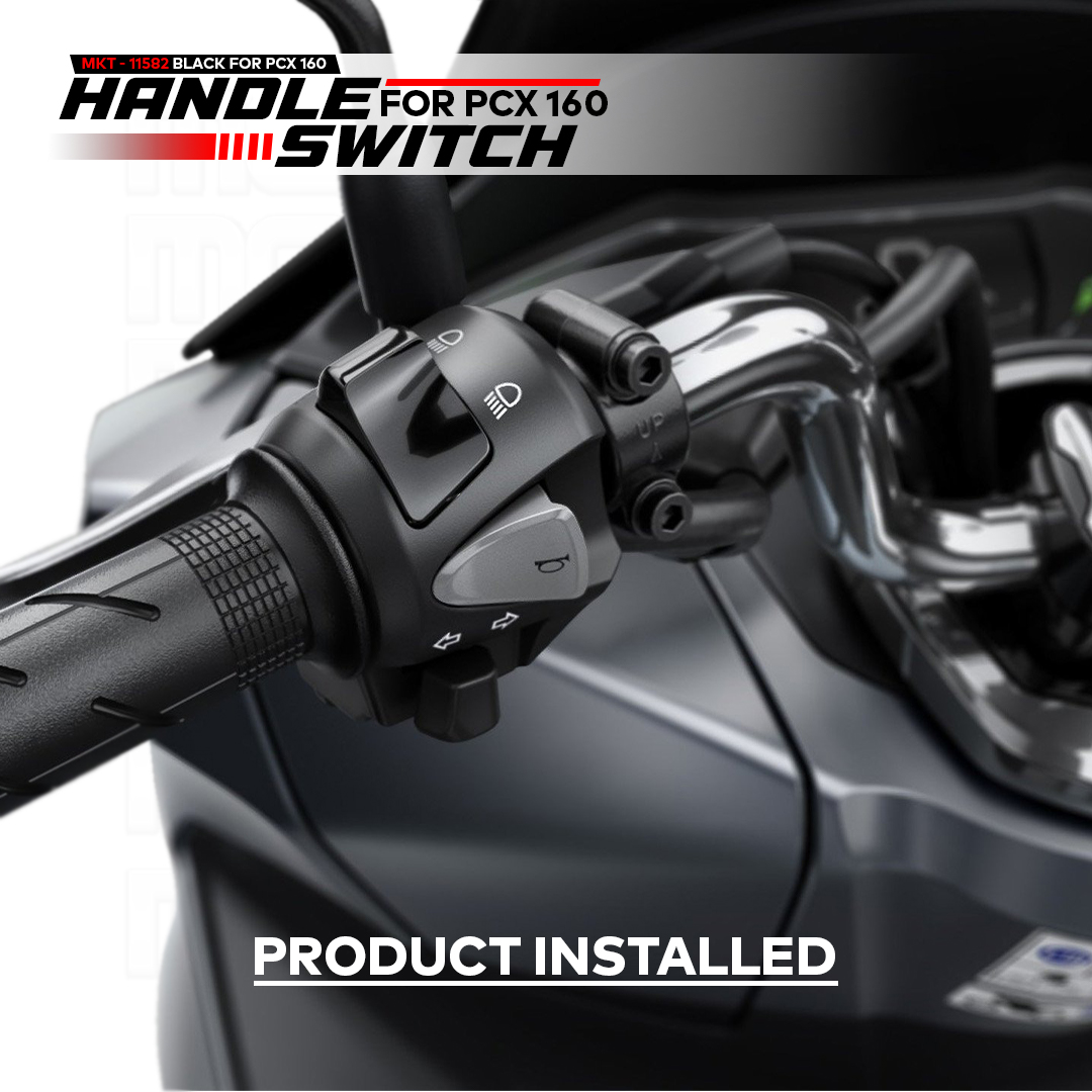 MOKOTO HONDA PCX 160 HANDLE SWITCH SET WITH HAZARD AND PASSING LIGHT ...