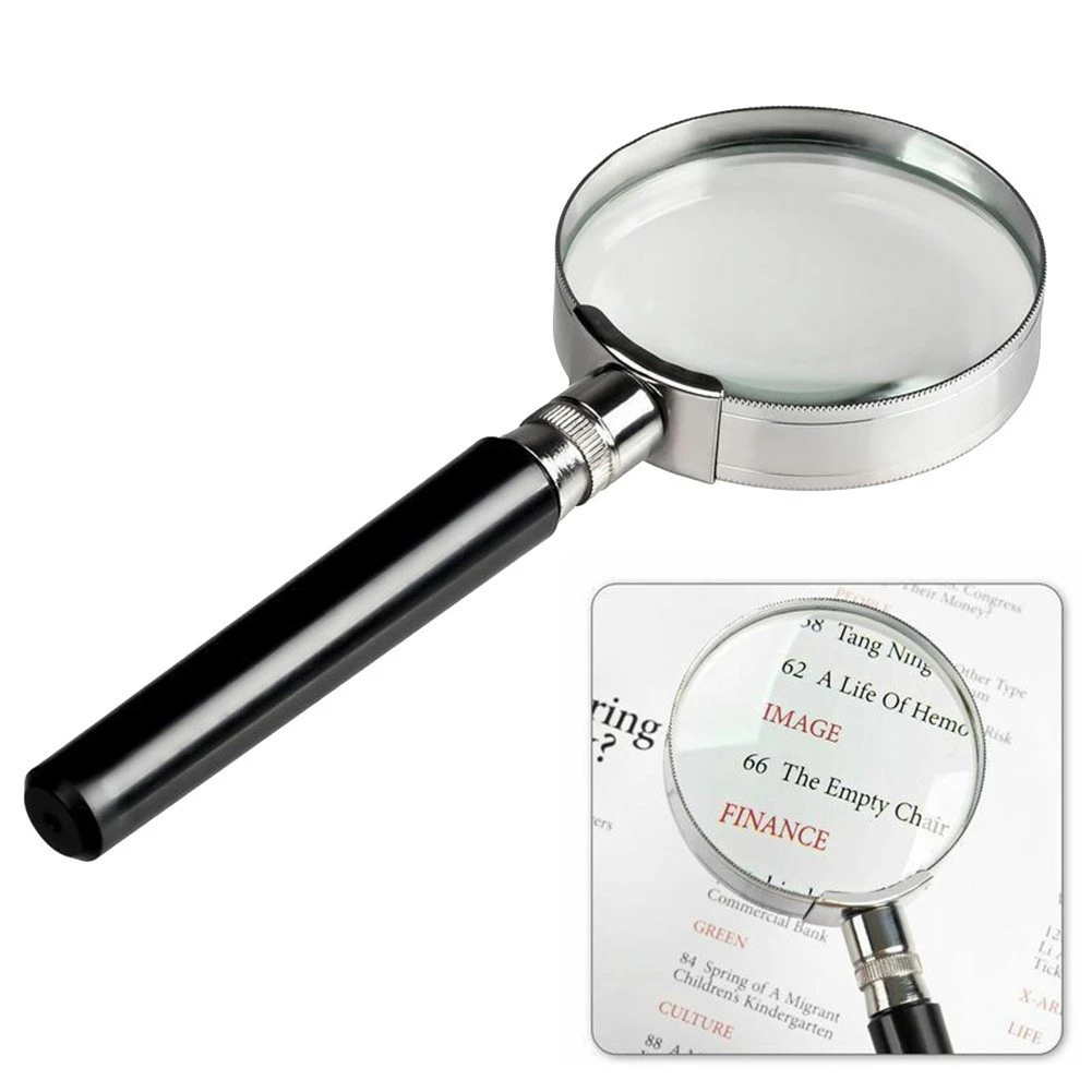 10X Portable Magnifier Glass Multi Function Tool For Reading And Stamp ...