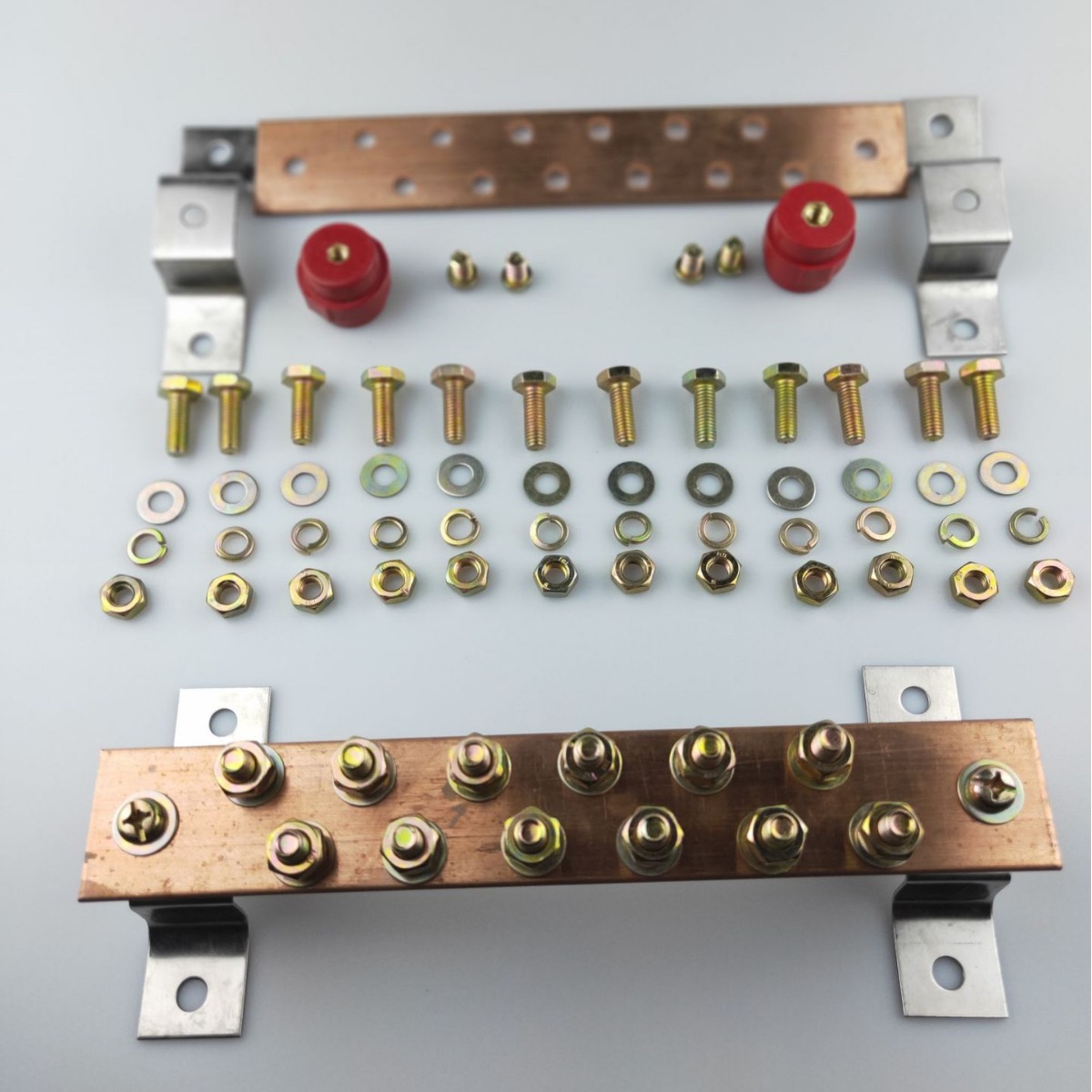 3*30*300/4*60*300mm Copper Grounding Busbar Equipotential Grounding ...
