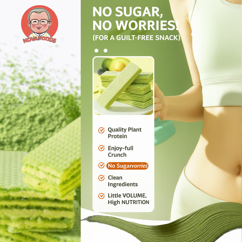 [BEST SELLER] Healthy Oatmeal wafer matcha, matcha Cookies, Sugar-Free ...