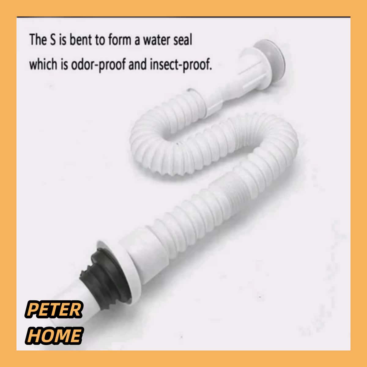 PVC Flexible Hose P-Trap With Pop Up Water Hose Wash Basin Drainer ...