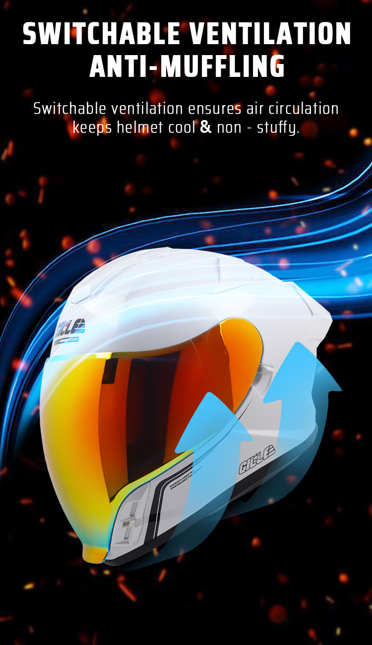 【𝑶𝑭𝑭𝑰𝑪𝑰𝑨𝑳】 GILLE PHOENIX Open Face Dual Visor Revo Helmet Full Face ...