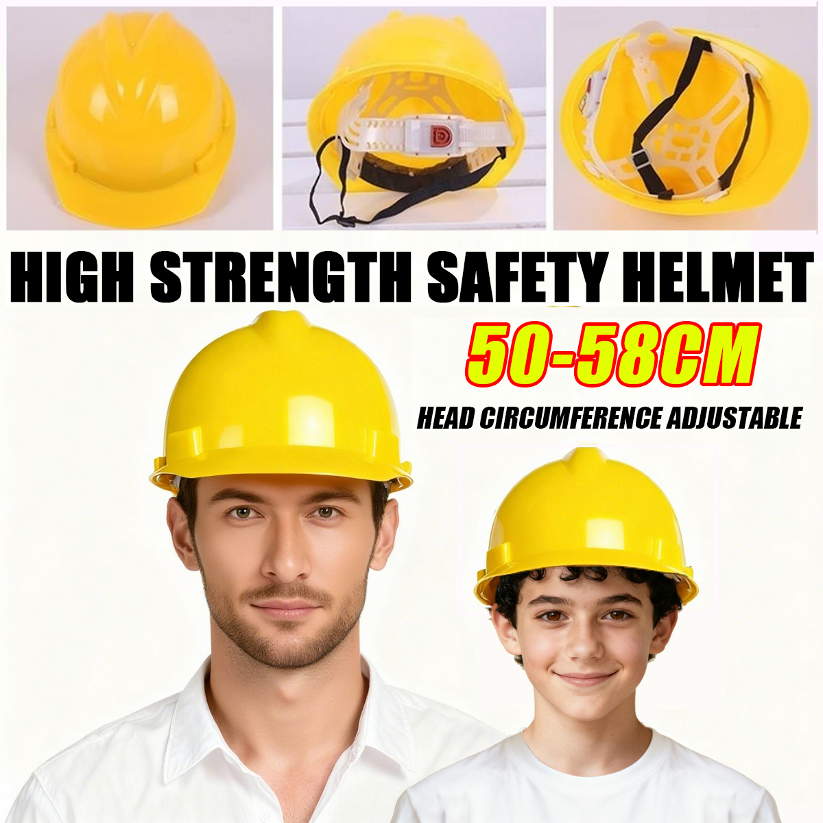 Hard Hat Safety Helmet Emergency Hardhat Lightweight Durable Safety ...