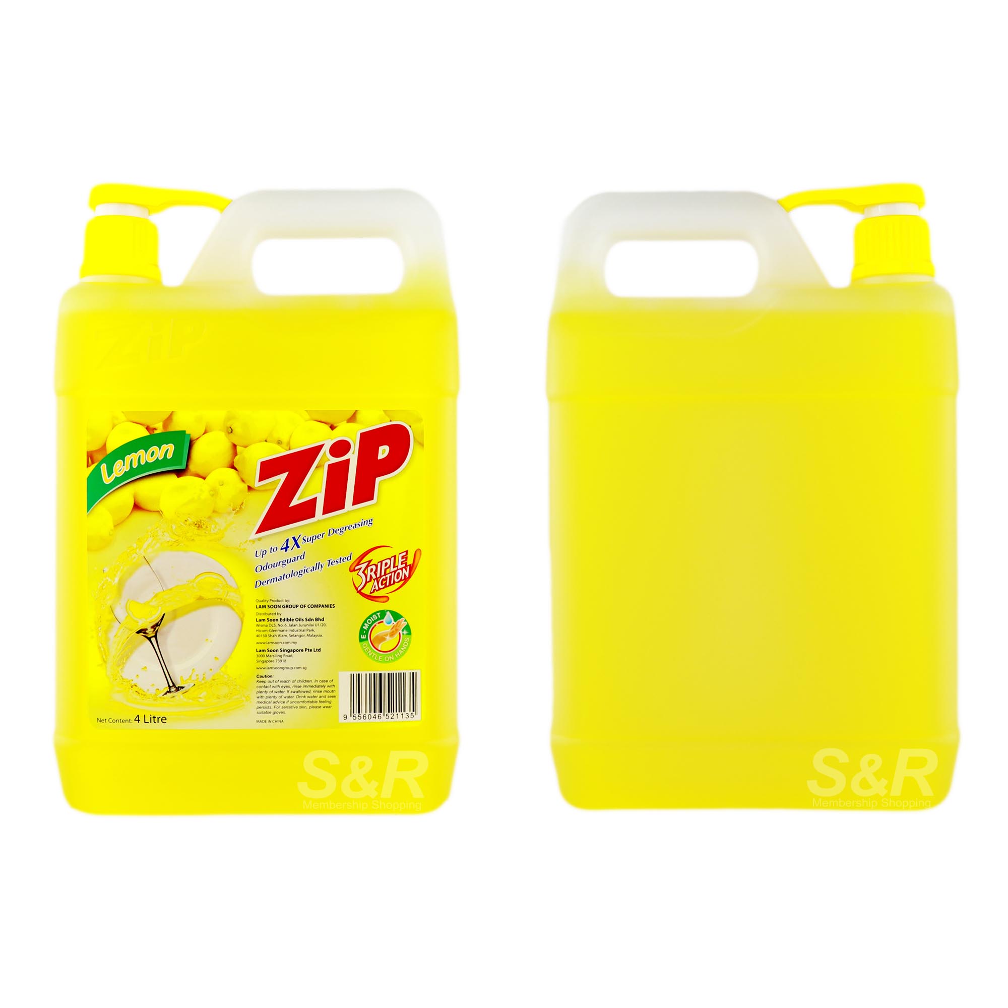 Zip Lemon Dishwashing Liquid 4L | Shopee Philippines