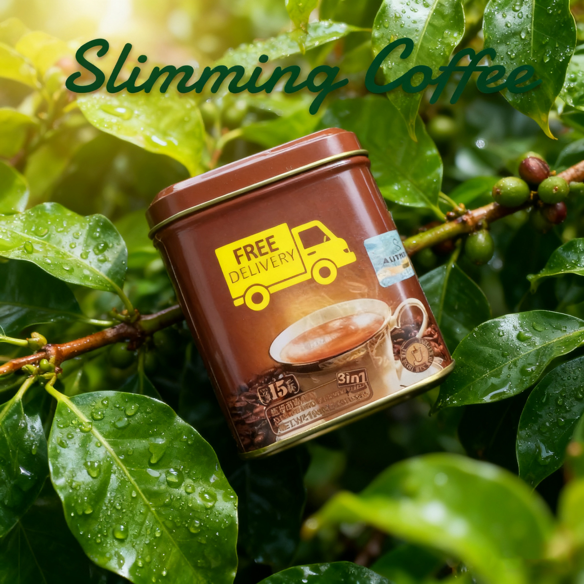 COD LISHOU Slimming Coffee ORIGINAL 2025 NEW 3IN1 Instant Coffee ...