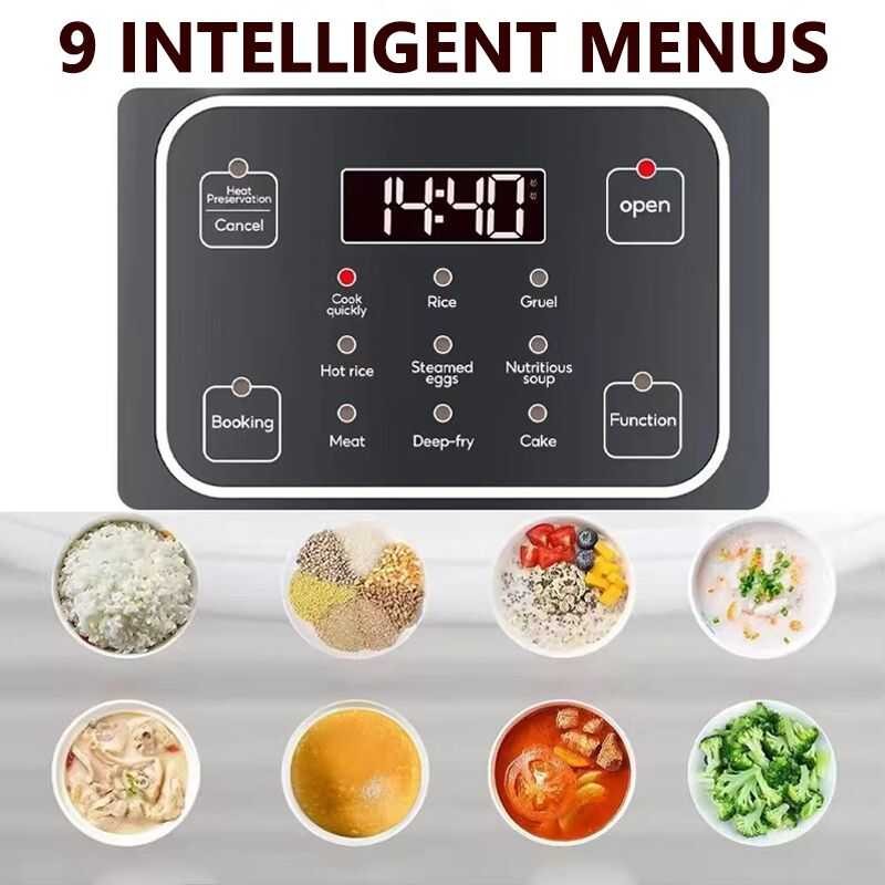 GoldStar 5L Electric Rice Cooker Large Capacity Smart Rice Cooker ...