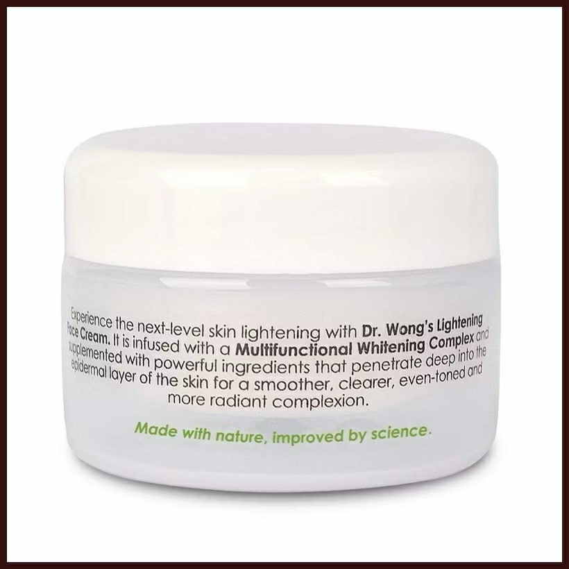 Dr. Wongs Lightening Face Cream 30g | Shopee Philippines