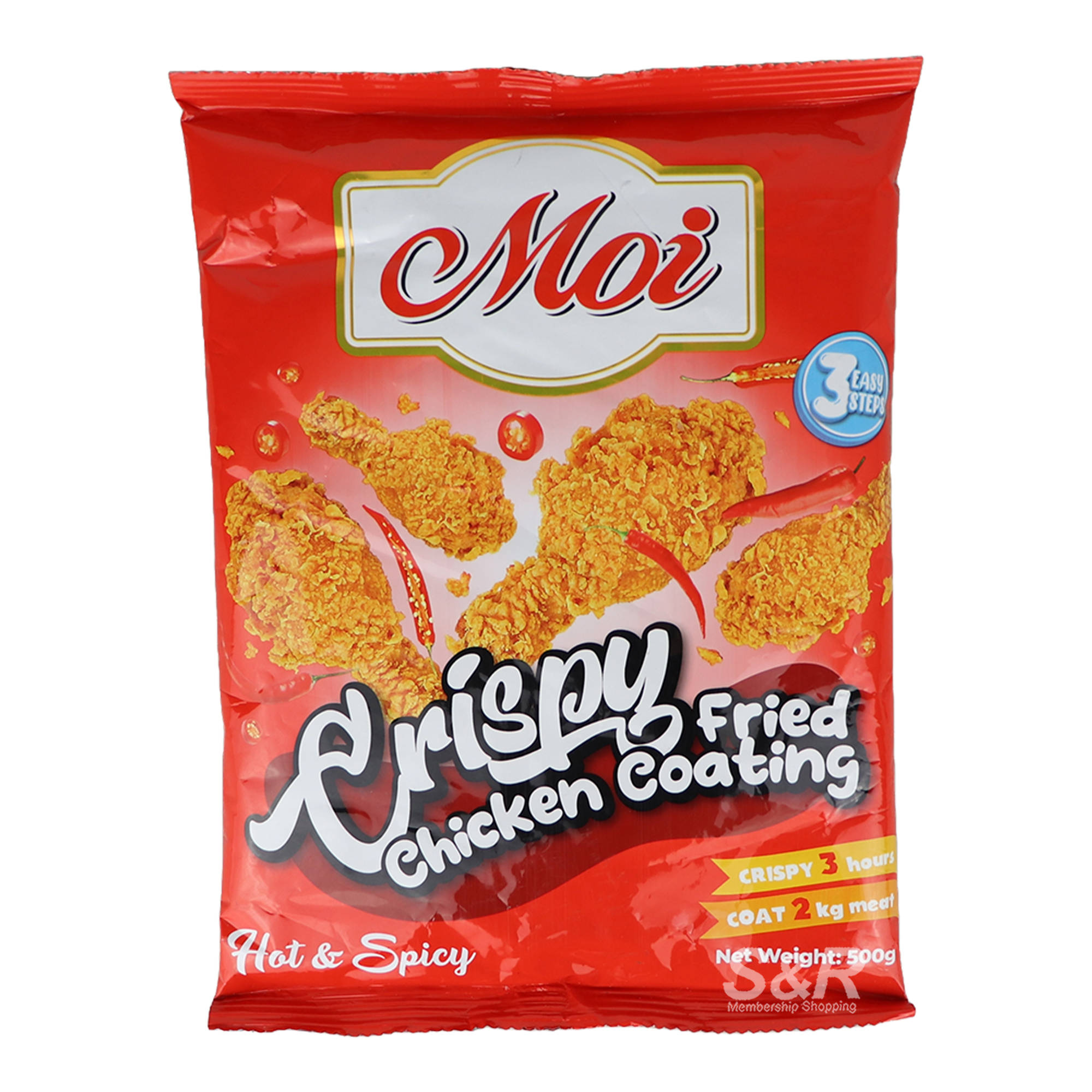 Moi Hot and Spicy Crispy Fried Chicken Coating 500g | Shopee Philippines