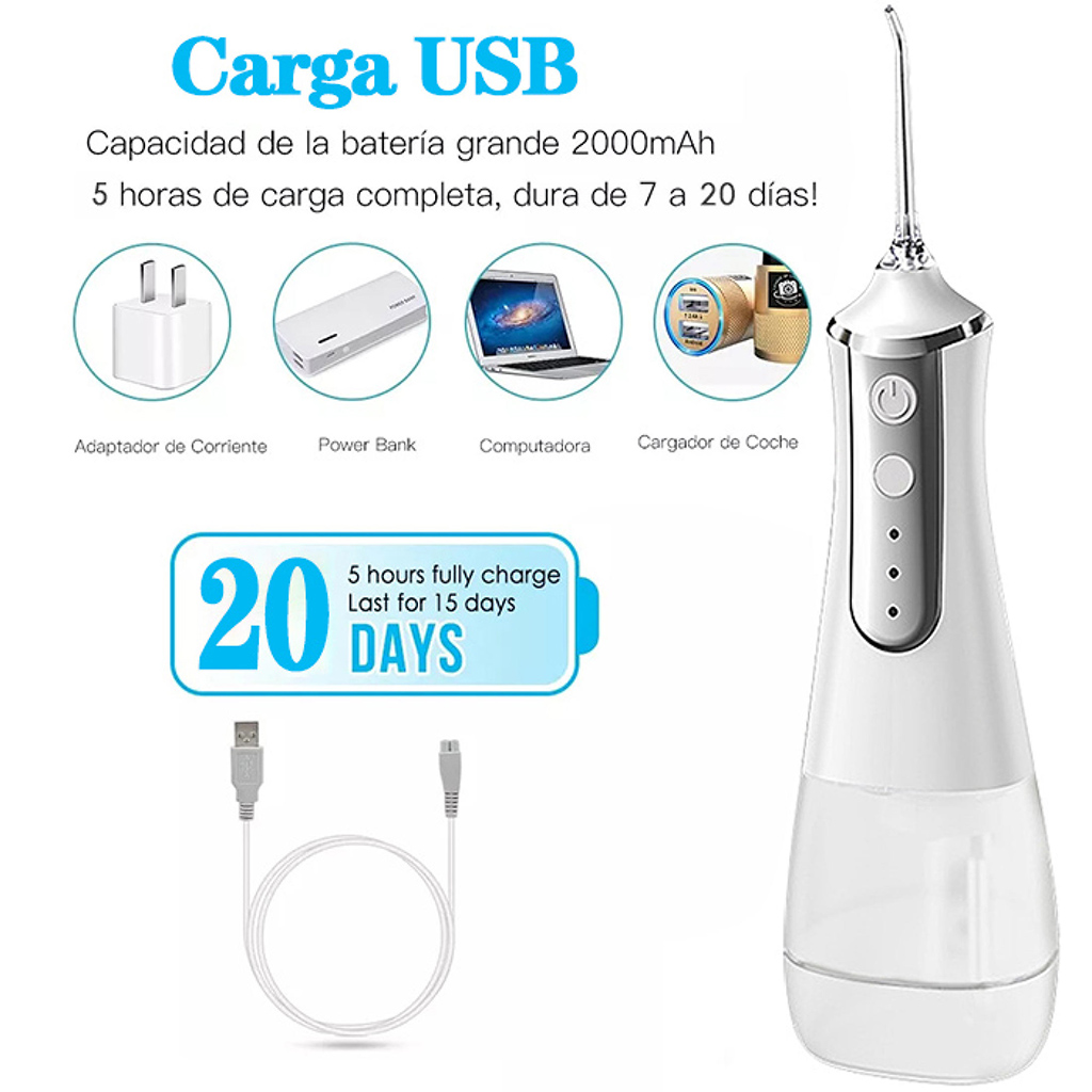 Oral Care lrrigator Water Flosser Electric Teeth Cleaner Set portable ...