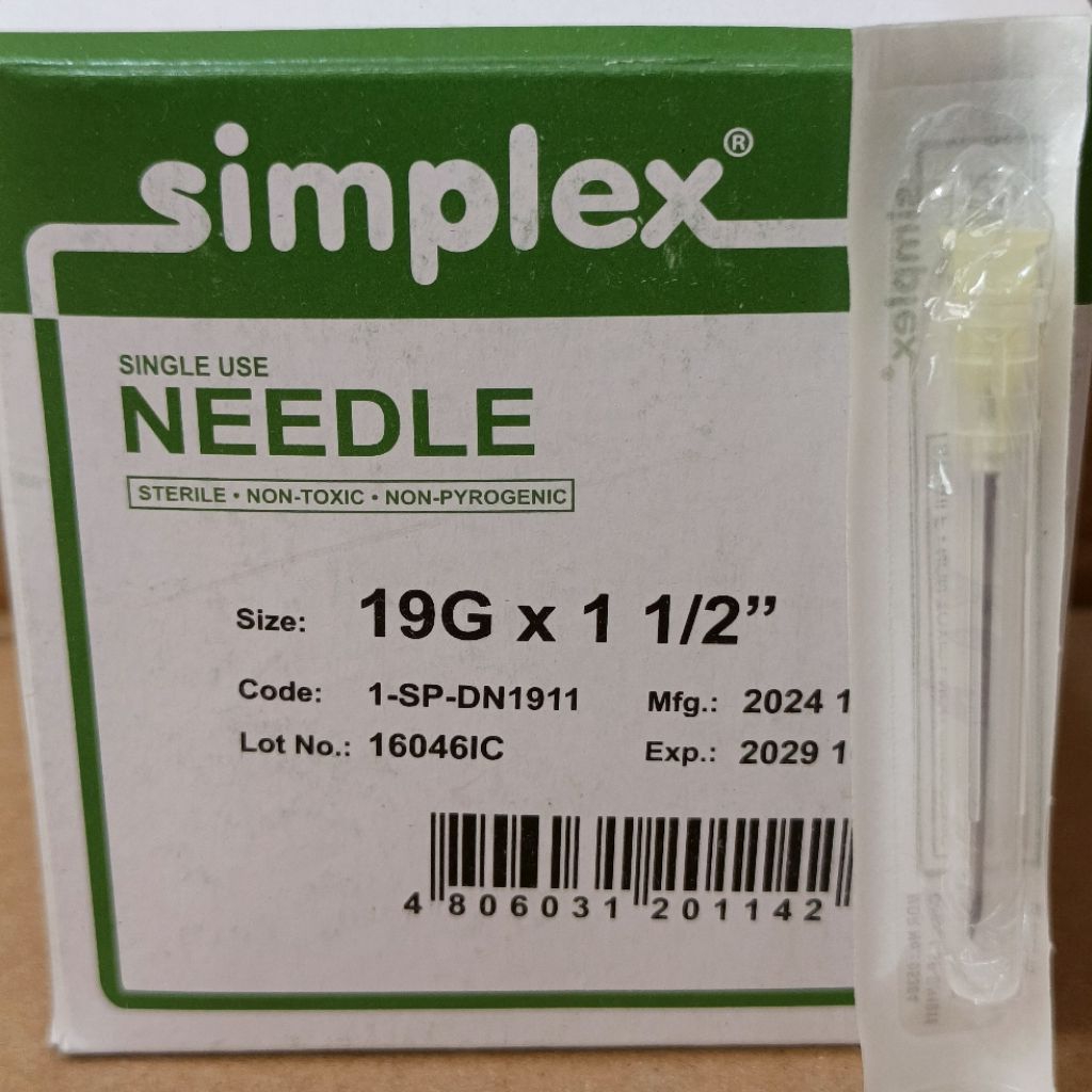 1bx Simplex Needle Single Use | Shopee Philippines