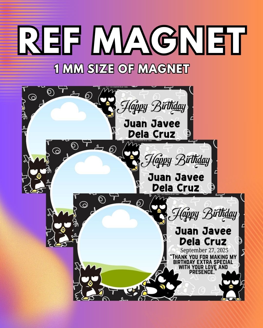Ref magnet assorted design/ free layout 1mm size | Shopee Philippines
