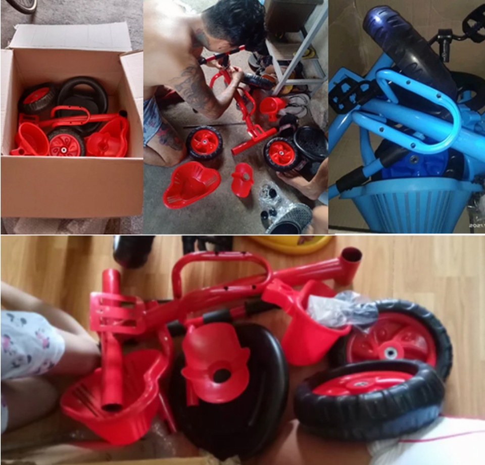 Kids Bicycle 4-8 Years Old Tricycle Childrent Ride-ons Sport Kid Three ...