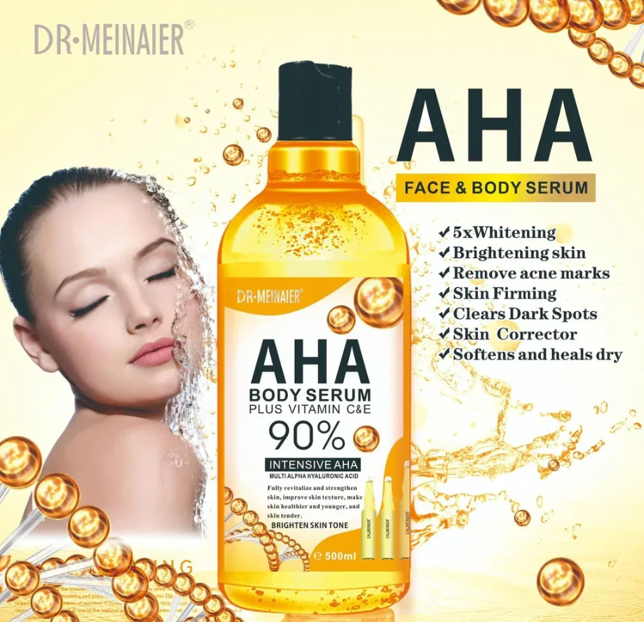 Maxten Dr. Meinaier 90% intensive AHA Body Serum Vitamin C & E 500ml ...
