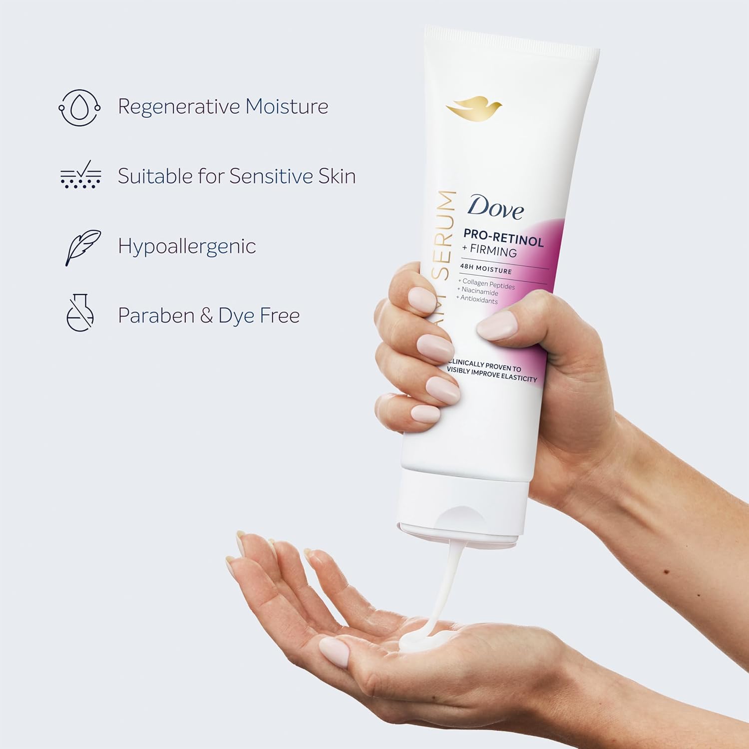 Dove Cream Serum Pro-Retinol + Firming for Elasticity & Firmness w ...