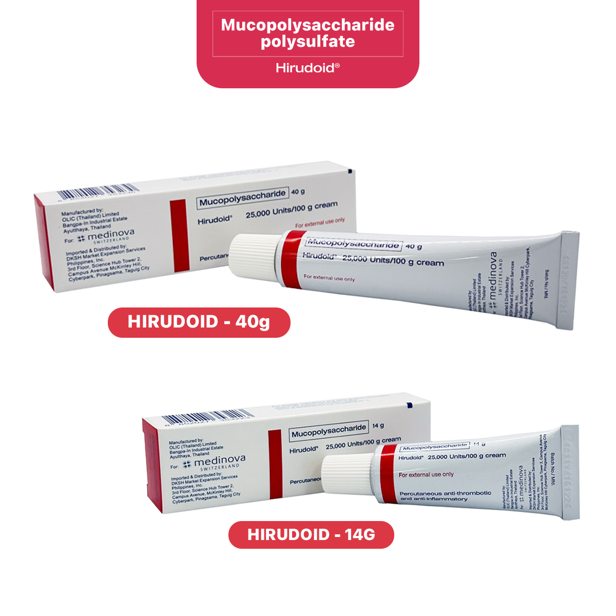 Hirudoid Cream - 40g | Shopee Philippines