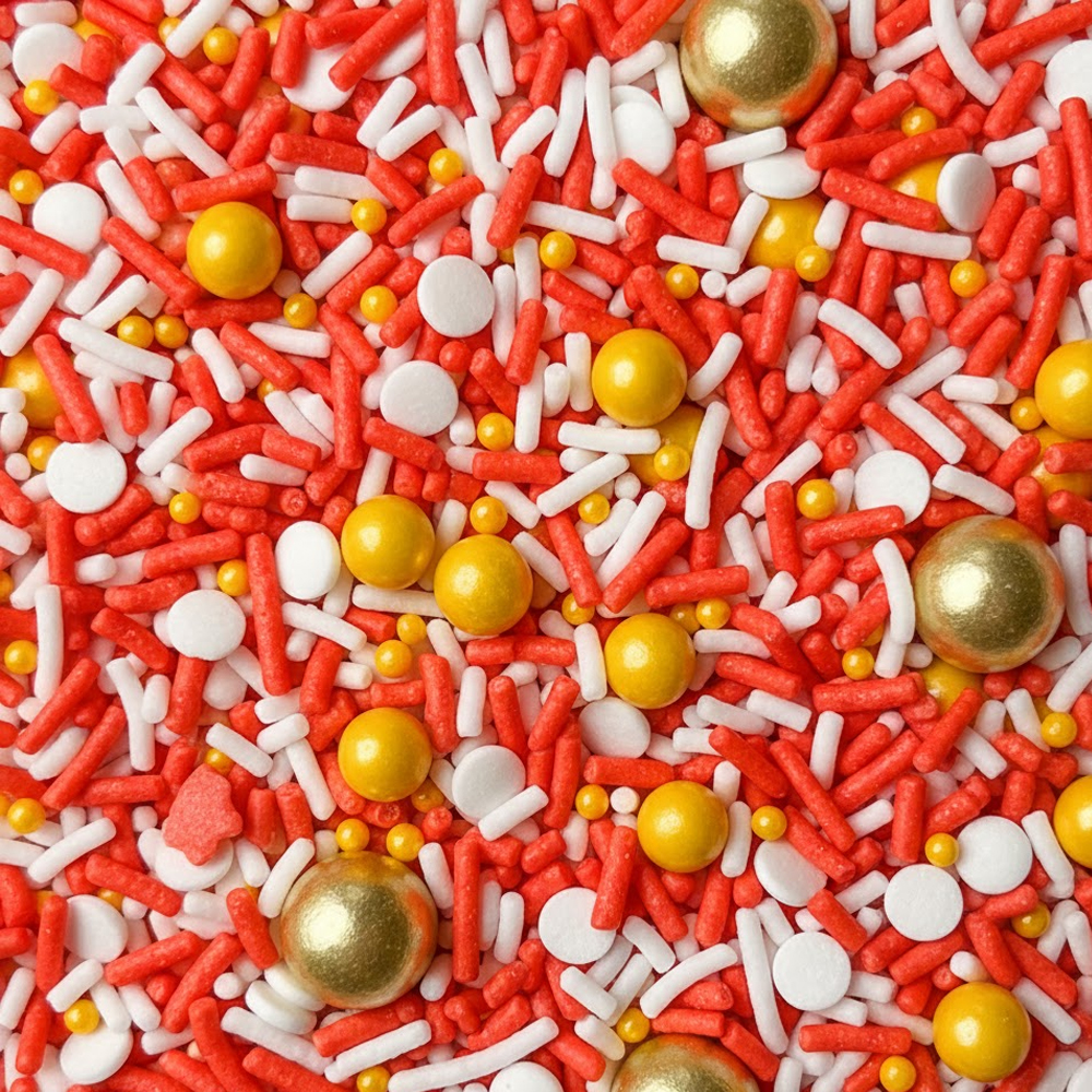 Winter Peppermint Christmas Candy Sprinkles Mix - Edible Decor Candy ...