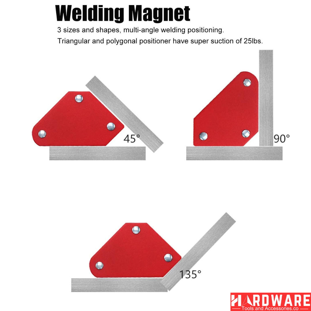 1/4/6pcs Welding Magnet Set – Magnetic Fixed Angle Holder & Soldering ...