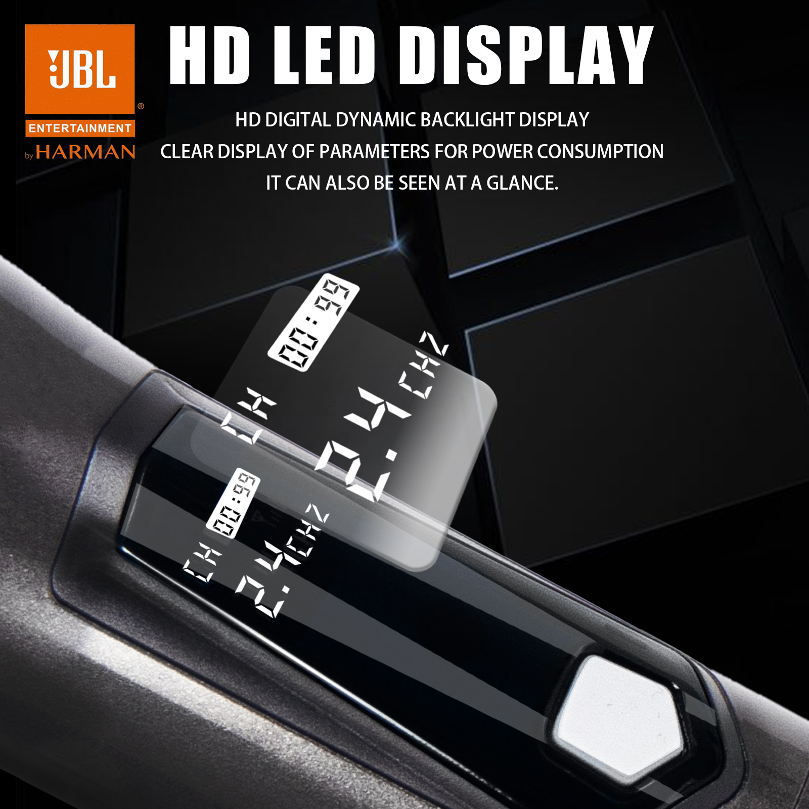 JBL UHF Wireless Microphone, Suitable for Karaoke, Handheld RGB ...