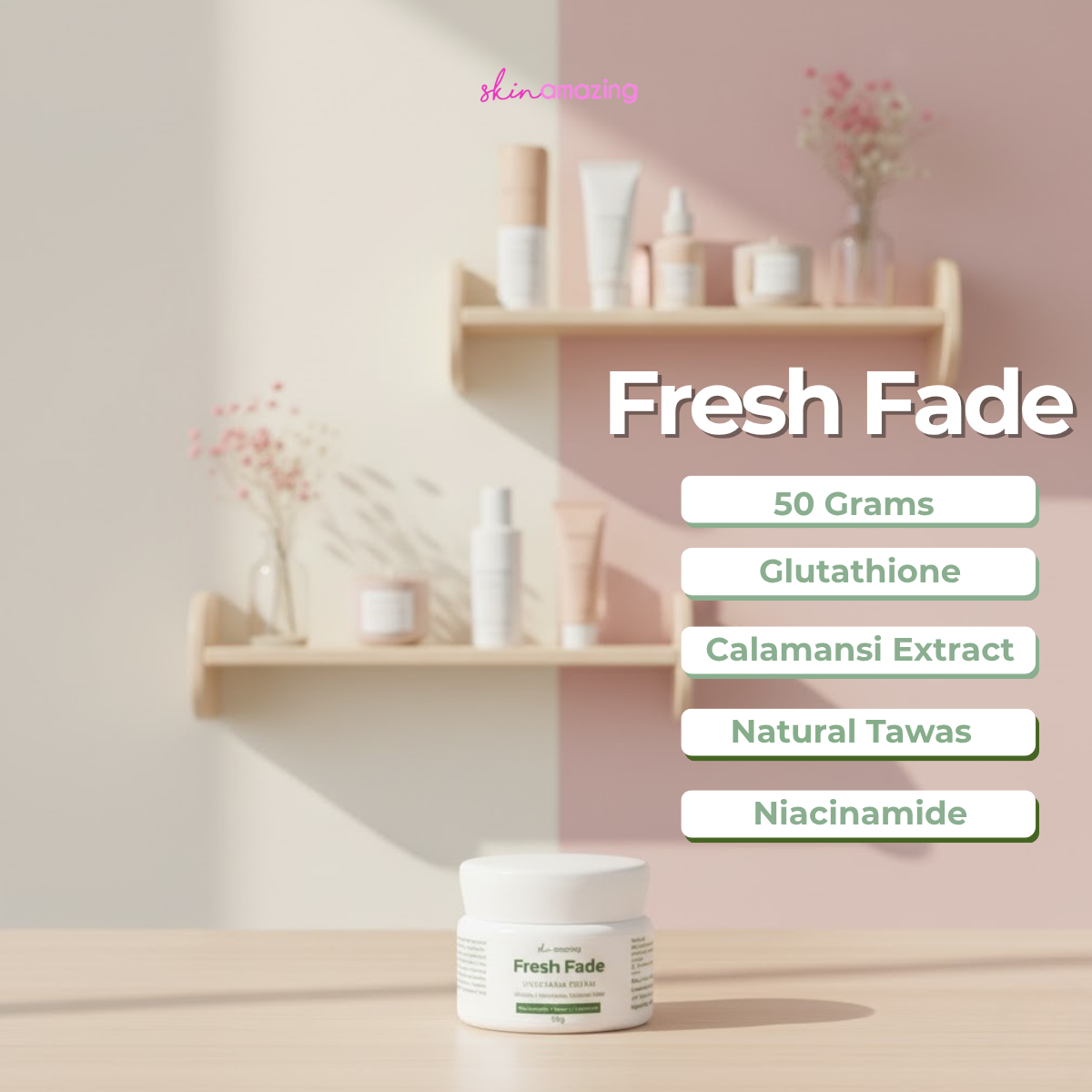 Skin Amazing Scented & Unscented Fresh Fade Underarm Cream (50g ...