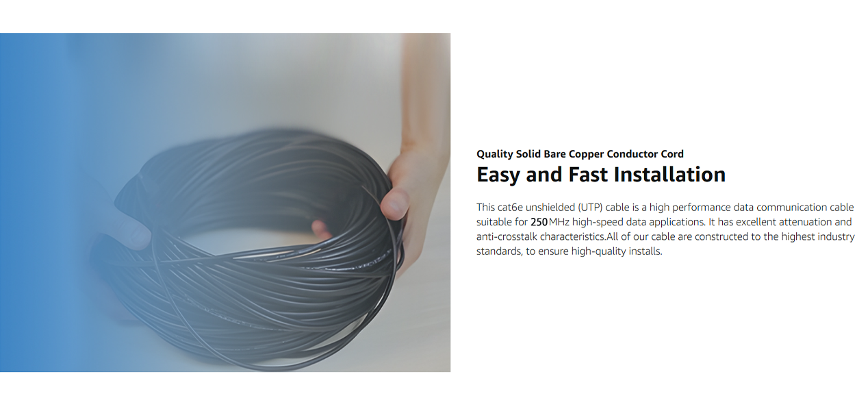 Comlink Outdoor Cat6 Utp Cable 305M Lan Cable | CCA And Pure Copper ...