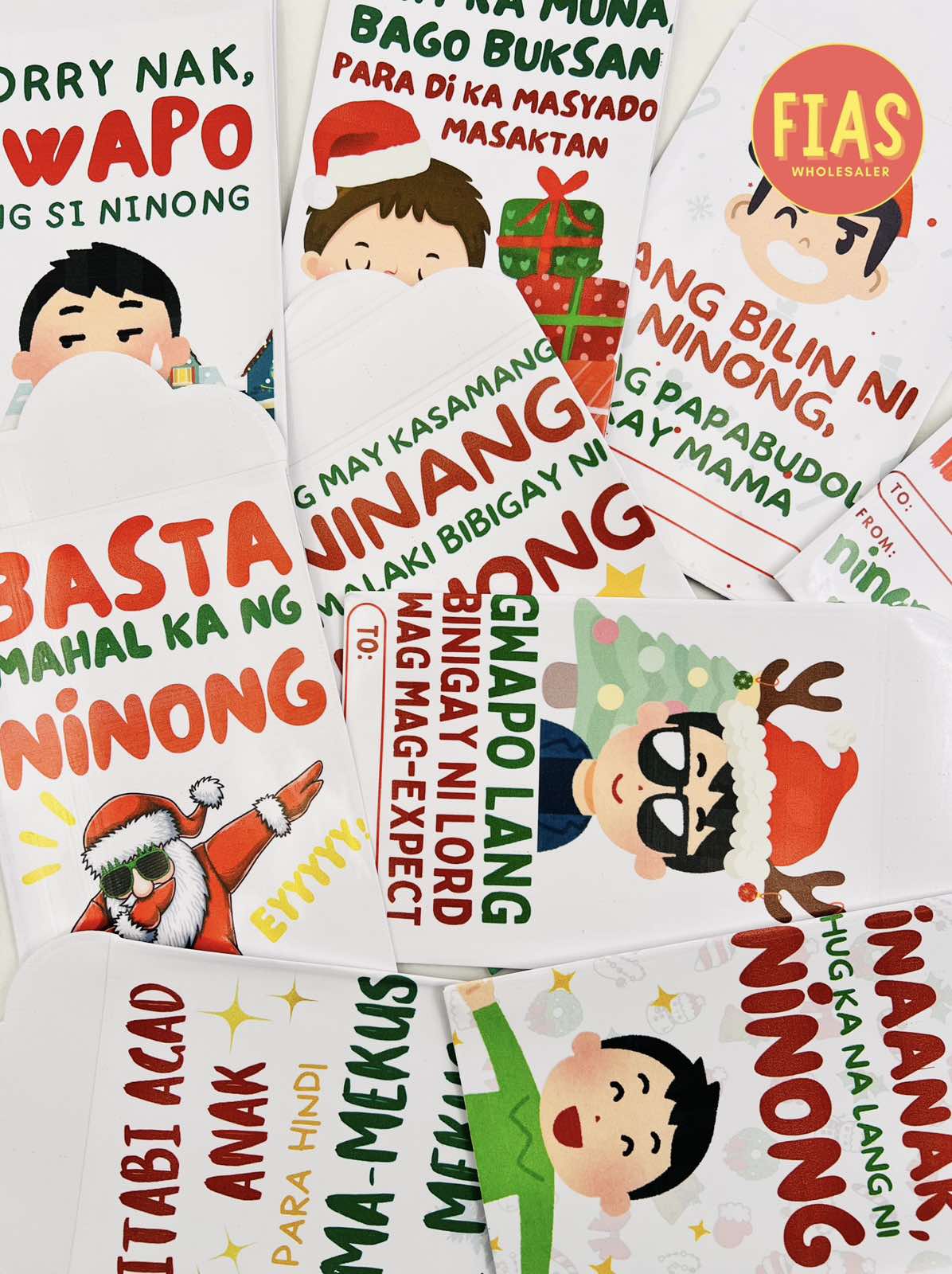10 pcs Christmas Ampao Wholesale Paninda | Shopee Philippines