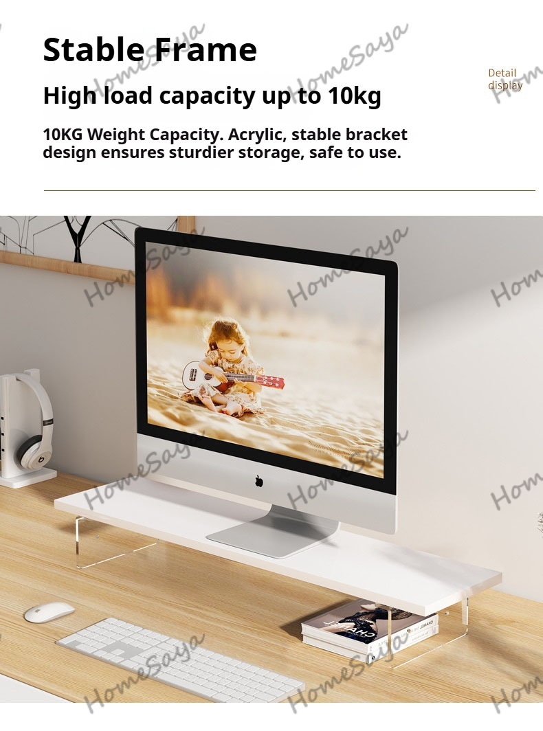 Acrylic Computer Stand Laptop Stand Screen Heightened Floating Computer ...