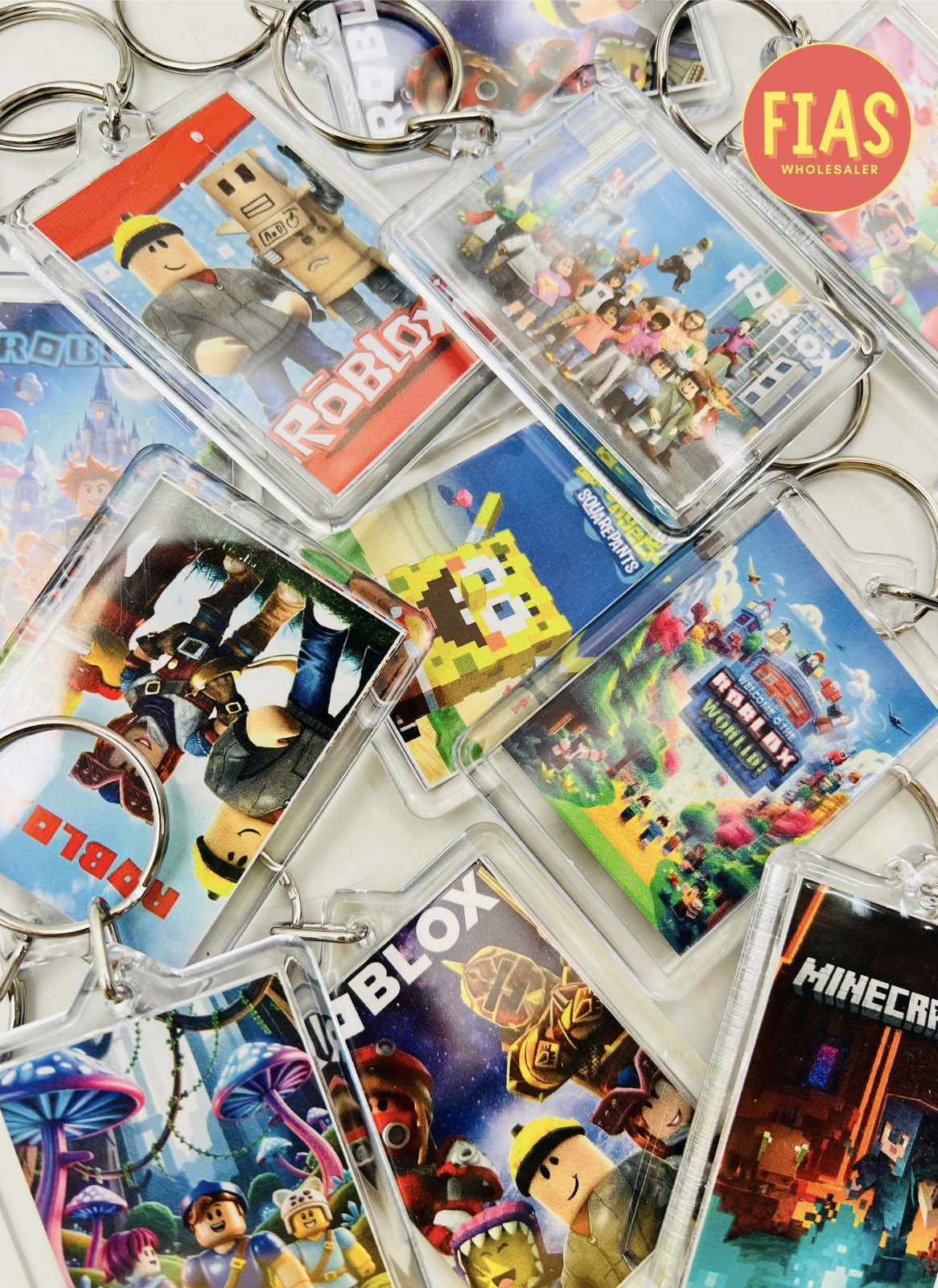 20 pcs Roblox Keychain Wholesale Paninda | Shopee Philippines