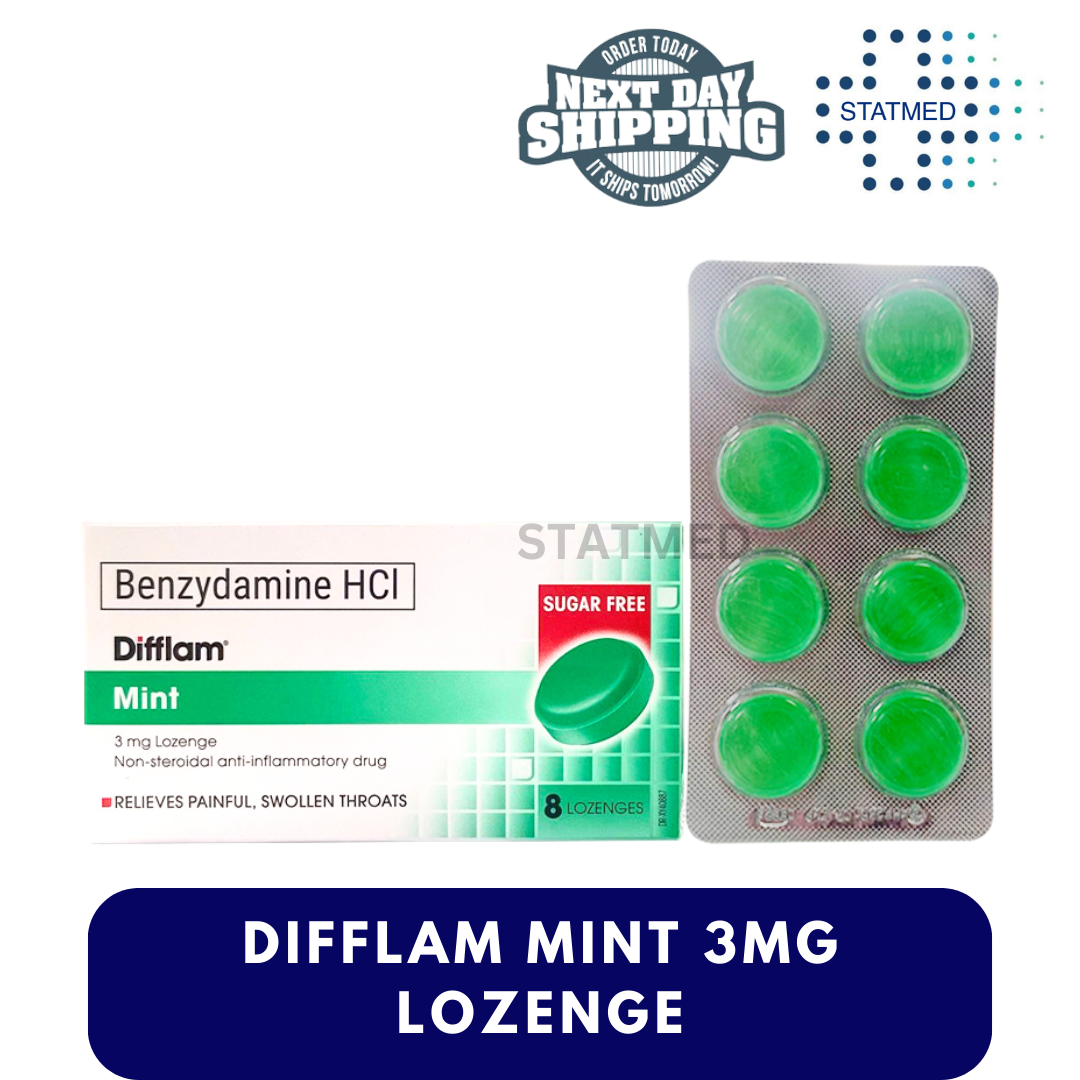Difflam Mint 3mg Lozenge - 4 & 8 Lozenges | Shopee Philippines