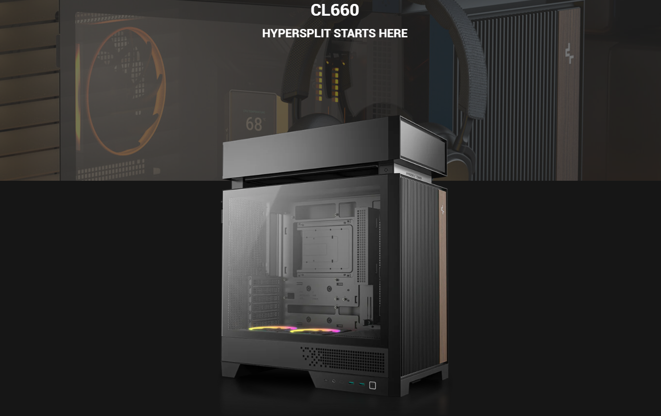 Pinklehub | Deepcool CL660 ATX Hypersplit without ARGB Liquid Cooler ...